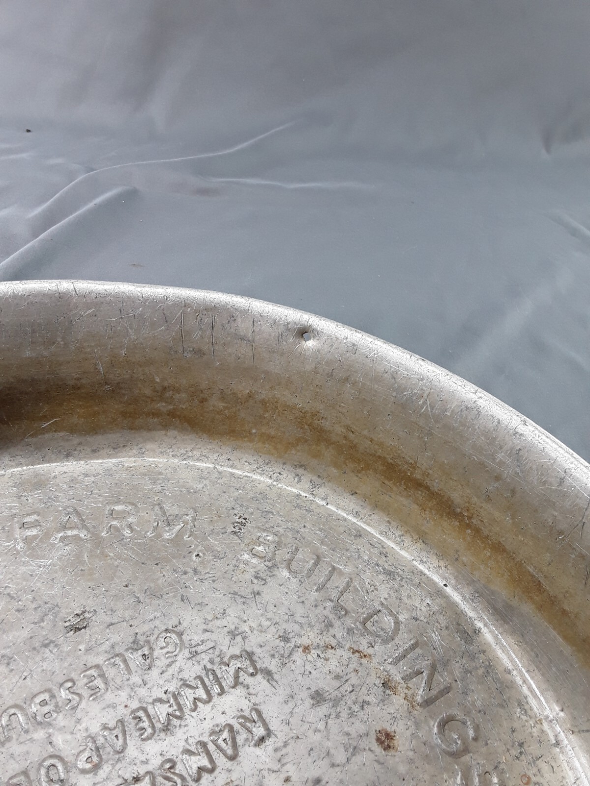 1950 BUTLER MFG. CO. Grain Bins Advertising metal bolt/nut turned ...