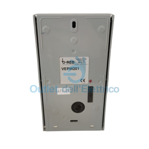 Bpt B-Red VEPW201 Square Outdoor Video Mono / Bifam. B/N Stock 2 Wires ...