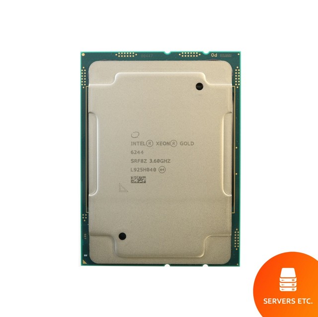 Intel Xeon Gold 6244 CPU Processor 8 Core 3.60ghz 24.75mb L3 Cache 150w ...