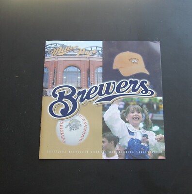 2001/2002 Milwaukee Brewers Merchandise Catlog | eBay