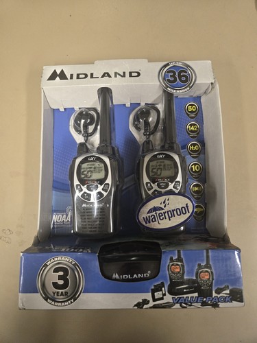 Midland GXT1000VP4 up to 36 Mile Two-way Radio NEW IN BOX (PAIR ...