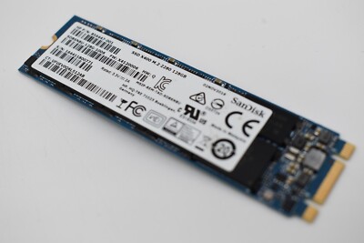 SanDisk SSD X400 M.2 2280 128GB Double Notch W/WIN10 Or WIN11 | eBay