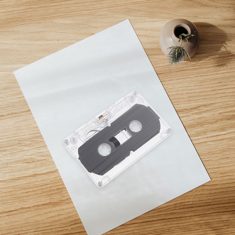 4Pcs Recording Blank Audio Tape Blank Cassette Tape Wall Cassette Tape ...