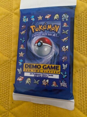 1st Booster Pokemon Sealed Demo Pack 24 Cards Shadowless! | eBay