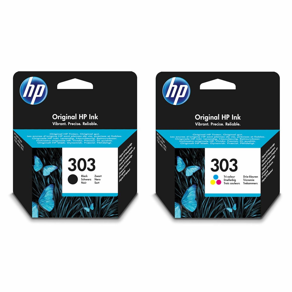 Genuine HP 303 For Envy Photo 6220 6230 6234 Ink Cartridges Black ...