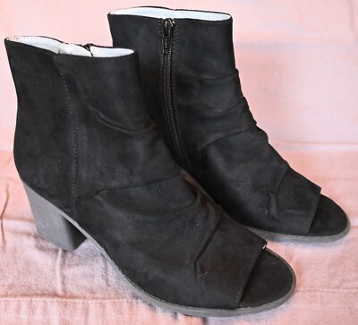 Seven Dials Shoes BRINSON BOOTIE Woman's Size 7 M Faux Sued Zip Upper ...
