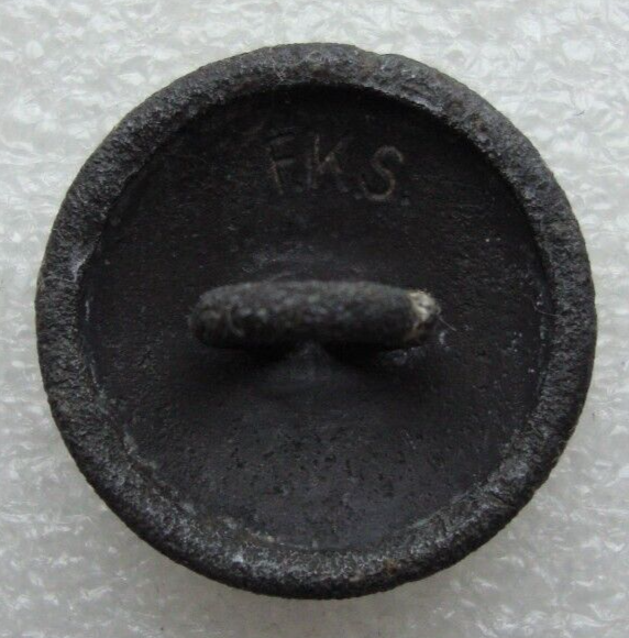 WW2 German Army Uniform Zinc Button Maker F.K.S. Original S9 | eBay
