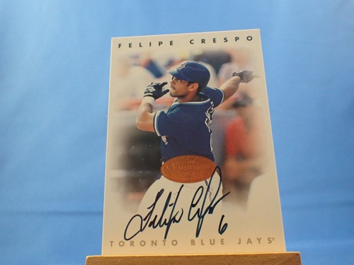 Felipe Crespo Leaf Signature Series 1996 Autograph Auto | eBay