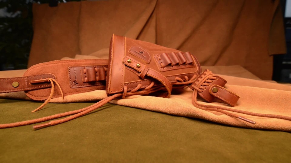 USA Leather No Drill Gun Sling Loop Slip On Sling Attachment for ...