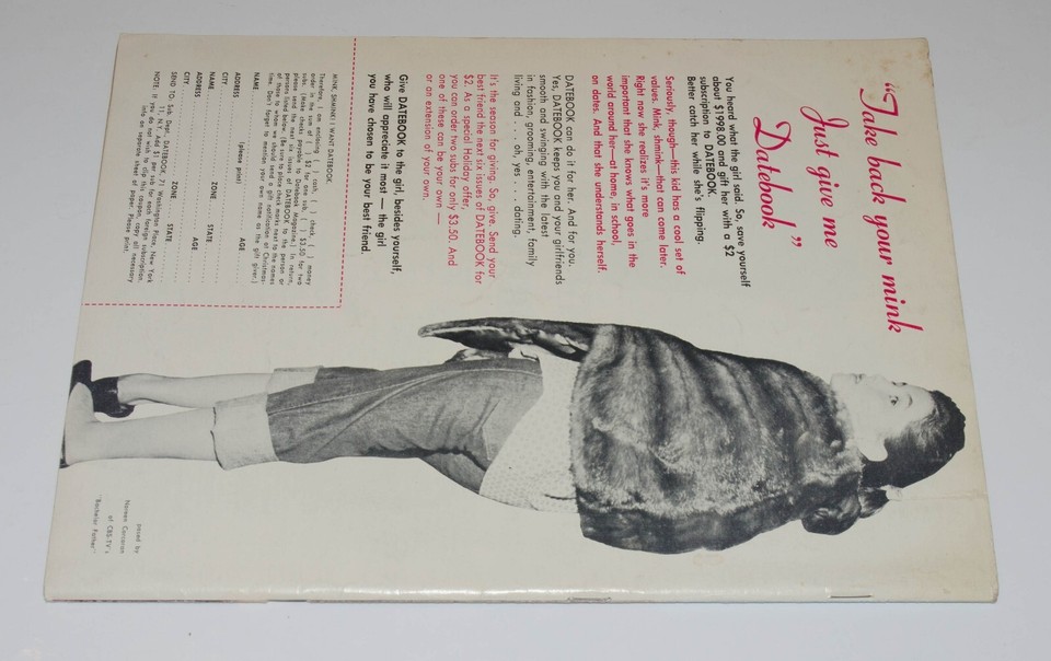 Datebook Magazine March 1959 Lena Horne Integration Millie Perkins CB4 ...