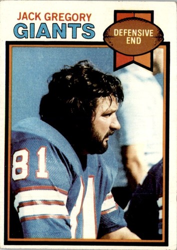 1979 Topps Jack Gregory New York Giants #291 | eBay