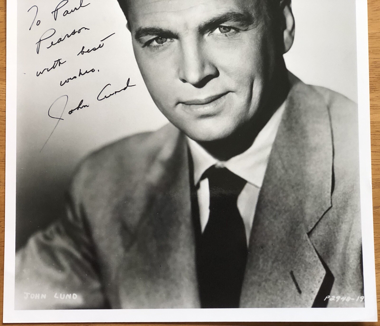 Actor John Lund Autograph Photo | eBay