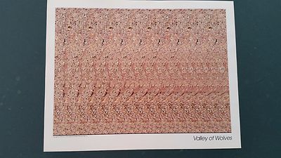 Poster 3D Stereogram Mountain Wolves Illusion EYE Magic 11 by 14 FREE ...