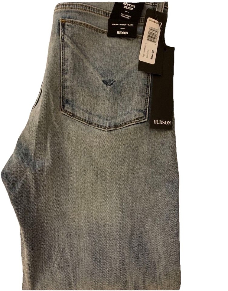 Hudson Blue Barbara High rise Jeans In Larkspur $235 NWT | eBay UK