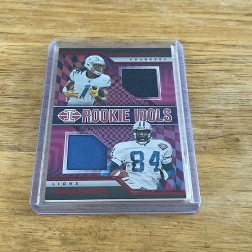 2023 Illusions Rookie Idol Dual patch Quentin Johnston Herman Moore #RM ...