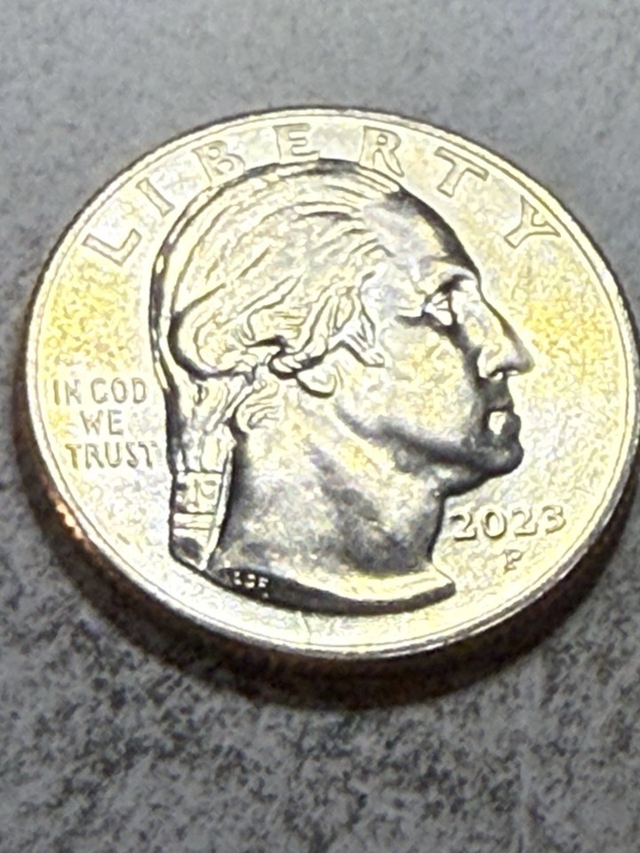 2023 P Bessie Coleman Quarter With die chip Error On Top Of Wing. | eBay