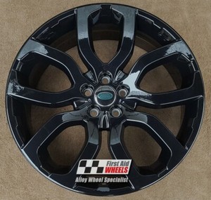 R150BG Exchange RANGE ROVER EVOQUE 4x 20" GENUINE STYLE 5004 BLACK ...