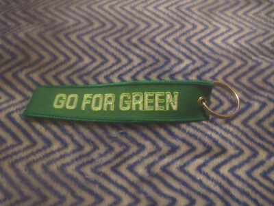 JDM TAKATA RACING GO FOR GREEN EMBROIDERED RACE TEAM LOGO KEYCHAIN ...