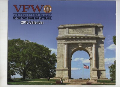 VFW Veterans of Foreign Wars 2016 Calendar | eBay