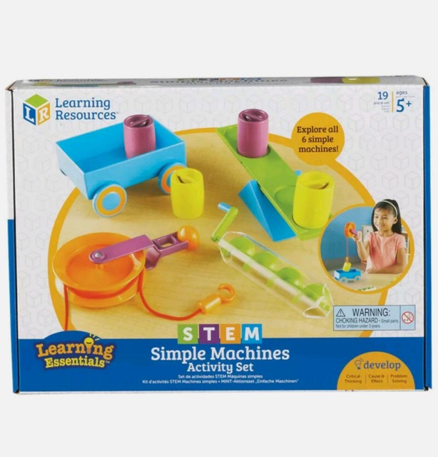 Learning Resources Stem Simple Machines Activity Set LER2824 for sale ...
