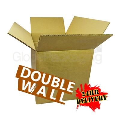 90 x DOUBLE WALL Stock Cartons Dispatch Boxes 18x18x12" | eBay