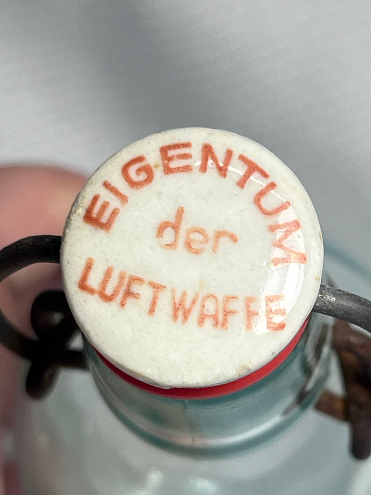 WW2 German Property Of The Air Force EIgentum Der Luftwaffe .33L Glass ...