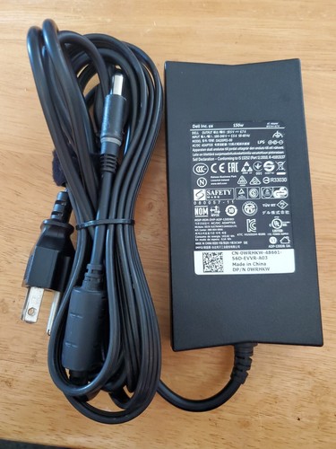 Genuine Dell 130W 19.5V PA-4E Laptop Power Charger LA130PM121 DA130PE1 ...
