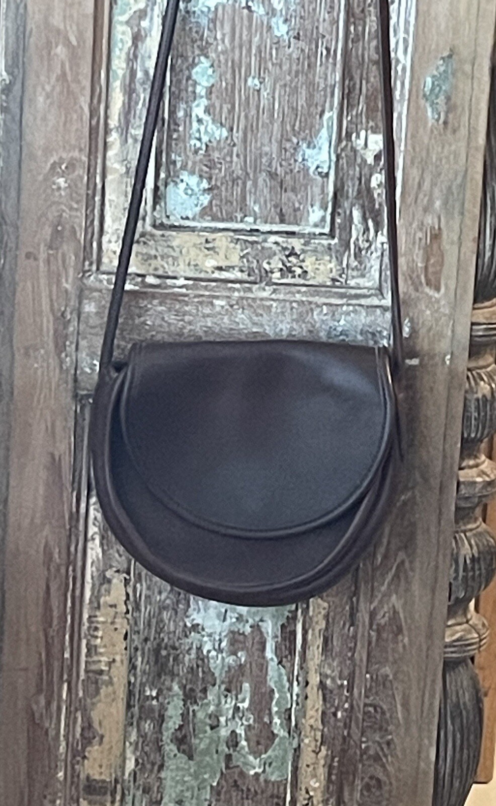 Vintage COACH #9923 Casey Bag Brown Leather Crossbody Handbag Ships ...