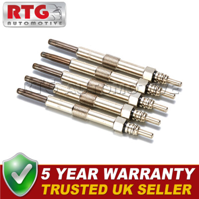 5x Diesel Heater Glow Plugs For Land Rover Defender Discovery 2.5 TD5 ...