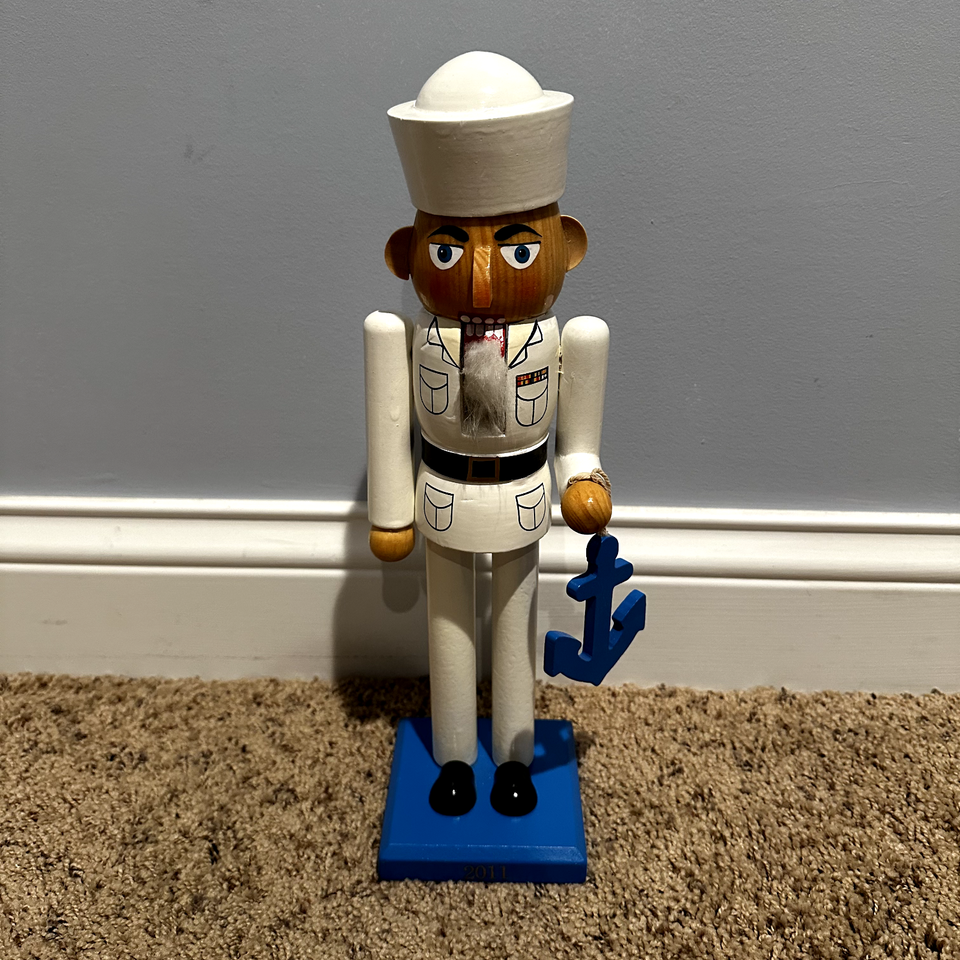 Christmas Nutcracker Navy Sailor Sea Ship Captain Anchor Nautical ...