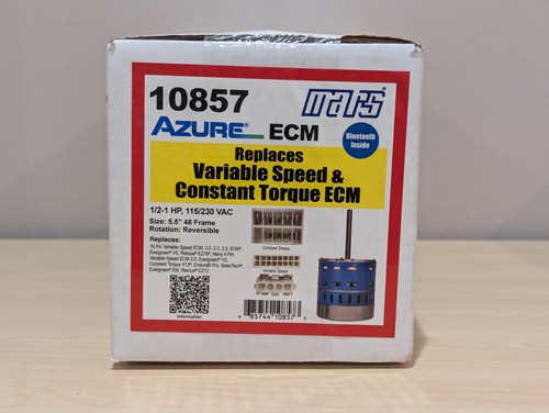 Mars 10857 AZURE ECM 1/2 - 1HP Blower Motor 120/240V for sale online | eBay