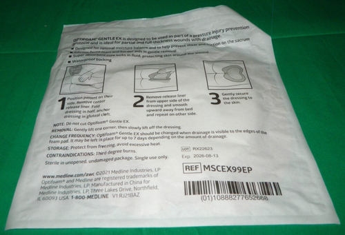 Medline MSCEX99EP OptiView Transparent Dressing 9x9 Sacral - Box of 5 ...