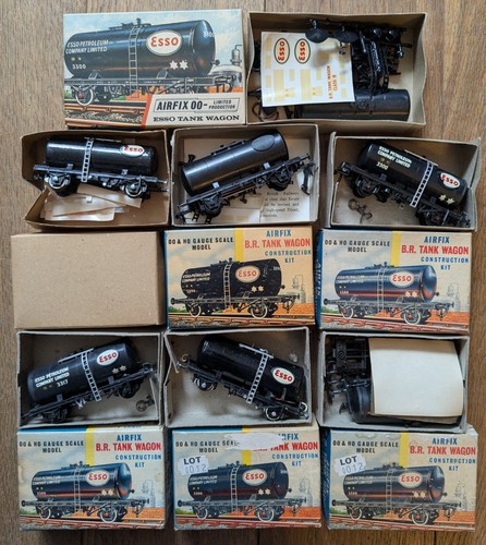 Airfix LARGE job lot of 38 built partbuilt started & incomplete boxed ...