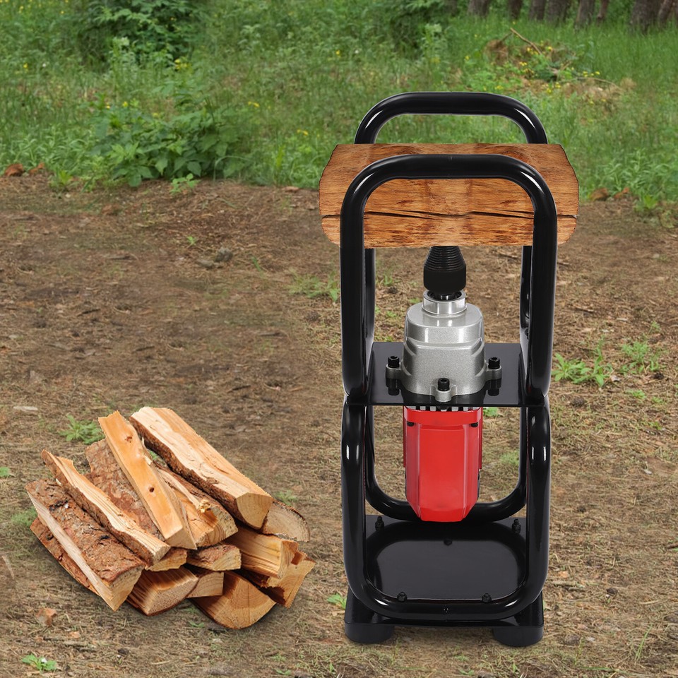 450RPM Wood Splitter Electric Powered Firewood Splitting Machine Log ...