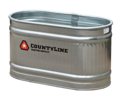 CountyLine 50130028 100 Gal. Capacity Galvanized Oval Stock Tank | eBay