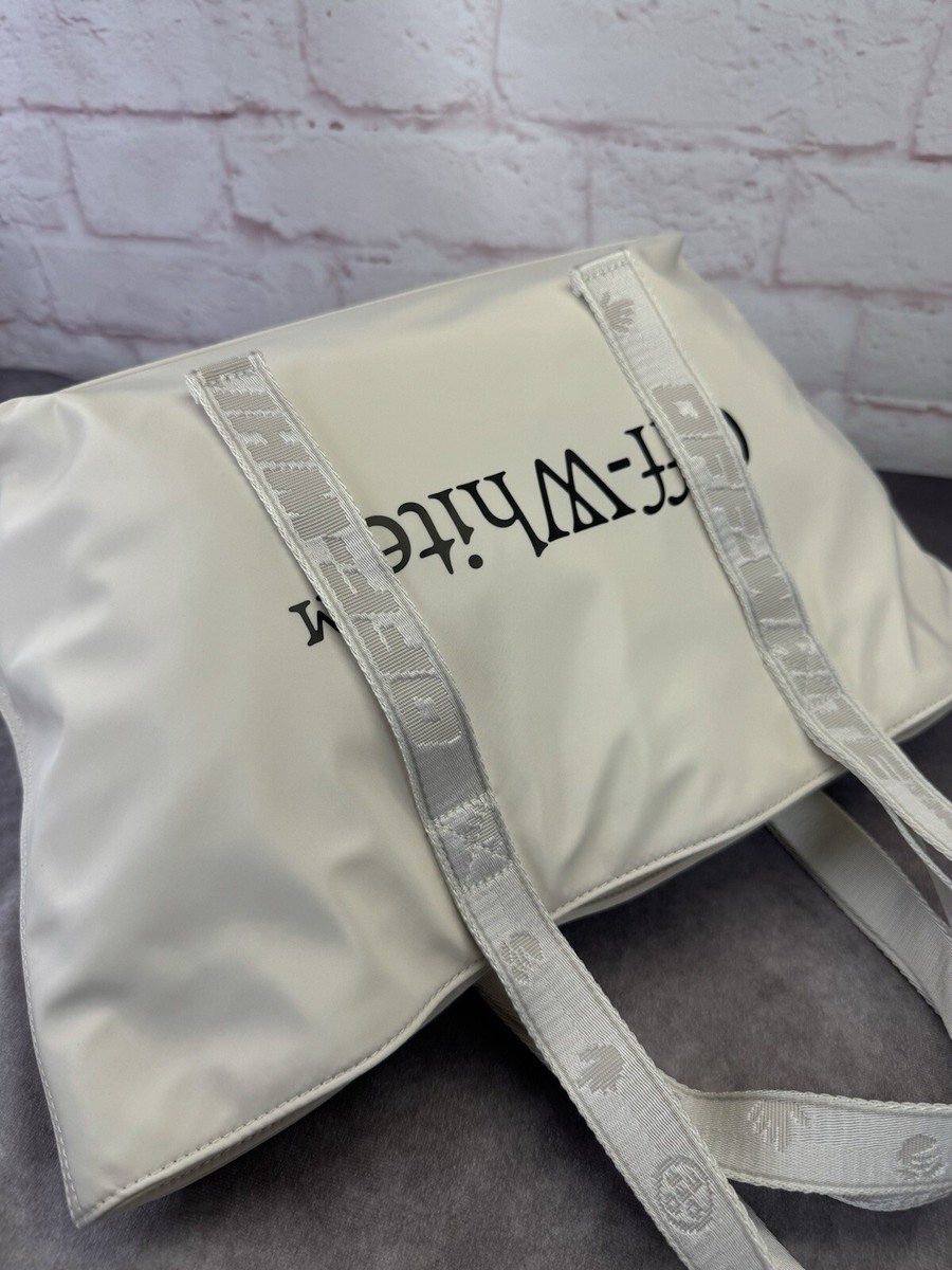 Off-White Virgil Abloh Commercial Tote Bag Satin NWT | eBay Off-White Virgil Abloh Commercial Tote Bag Satin NWT | eBay