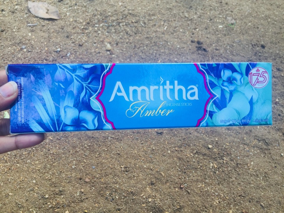 2 pack Incense Sticks Amritha Amber 15 Sticks From Ceylon BUY 2 PACK ...