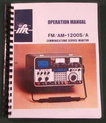 IFR FM/AM 1200S/A COMMUNICATIONS MONITOR OPERATION MANUAL | eBay