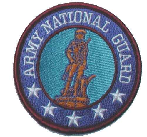 US Army National Guard Patch 3" Round | eBay