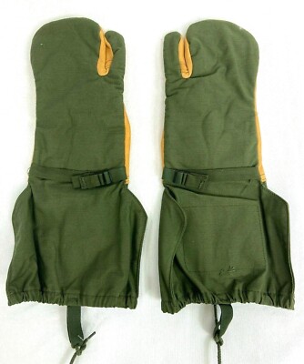 1989 US Army Cold Weather Trigger Finger Mitten Shell Gloves | eBay