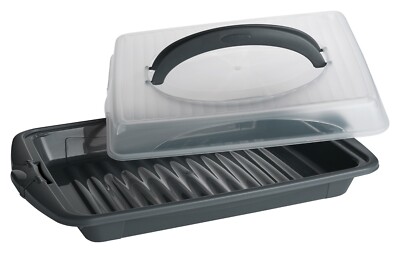 Kela DeliParty-Butler Kuchentransportbox Party-Butler Kunststoff grau ...