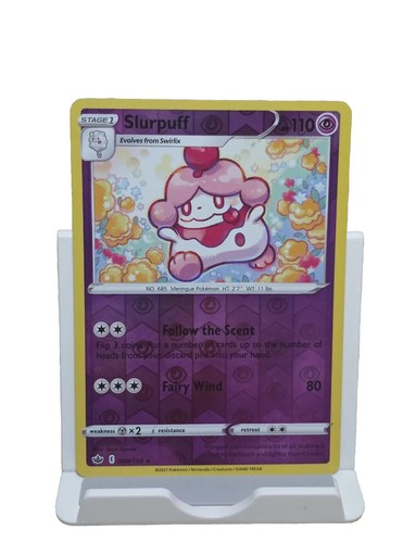 Slurpuff 068/198 Reverse Holo Rare Chilling Reign Pokemon Card | eBay