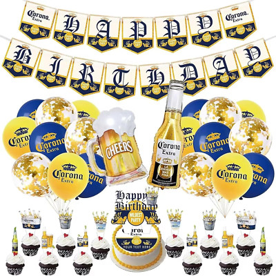 Corona Beer Themed Party, Men Women Boys Girls Birthday Party Balloon ...