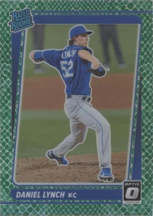 2021 Panini Donruss Optic - Rated Rookie Daniel Lynch #125 Green Dragon ...