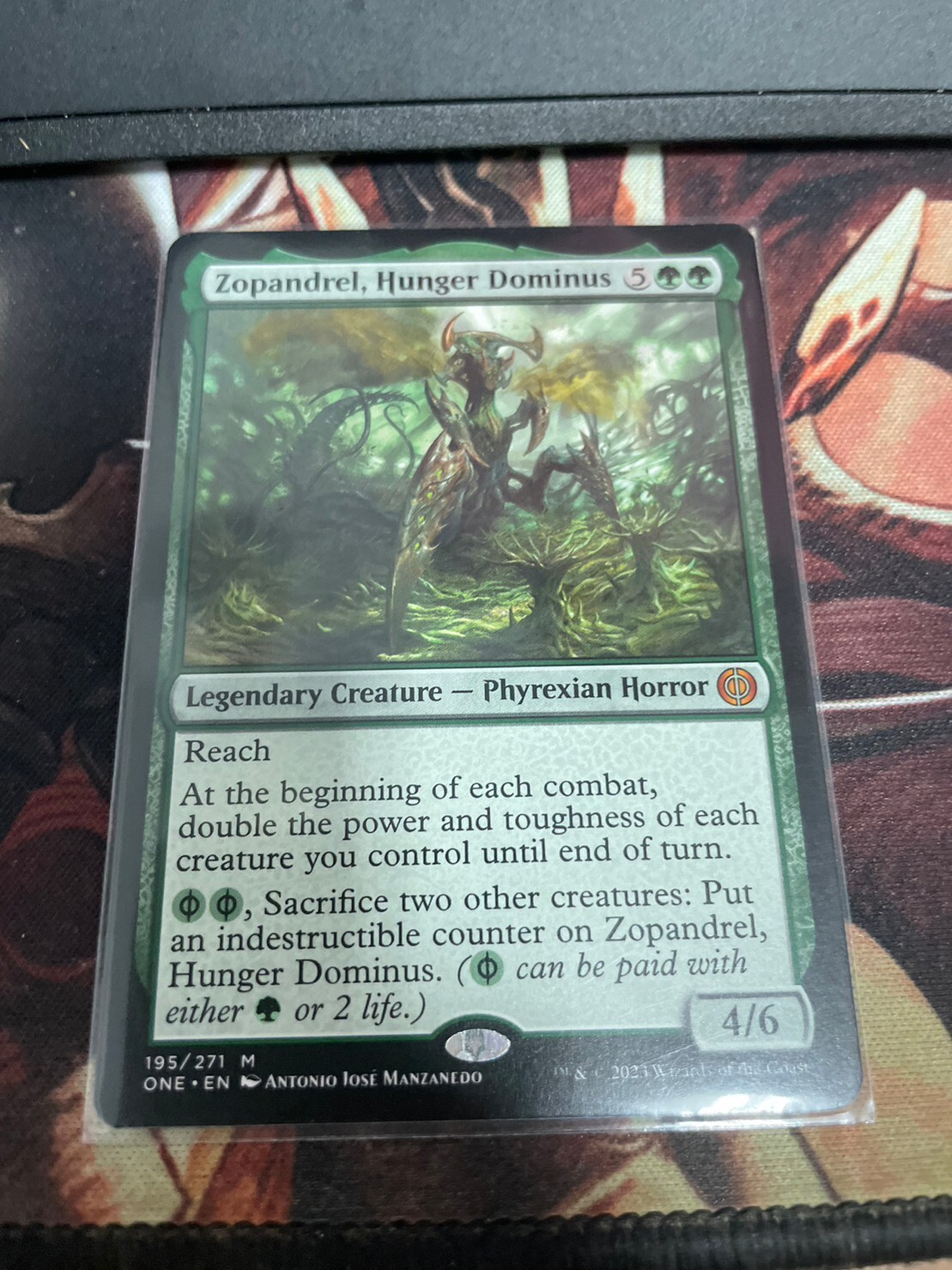 MTG+Zopandrel%2C+Hunger+Dominus+Phyrexia%3A+All+Will+Be+One+195%2F271 ...