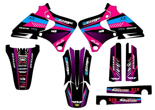 1998-2002 YZ 426 F SURGE Pink Senge Graphics Kit Compatible with Yamaha ...