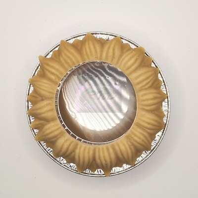 5" Wax Pie Crust, Sun Flower Edge Crust, Set 3 crusts With Tins | eBay