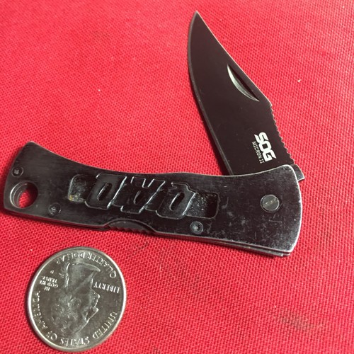 SOG QAD MICRON TANTO Knife Keychain LOCKBACK SMALL 1510 | eBay