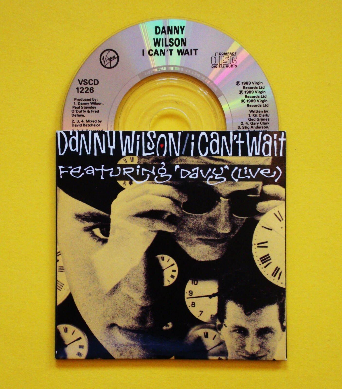 Danny Wilson - I Can't Wait 1989 Austrian 3" Mini CD Single Card Sleeve ...