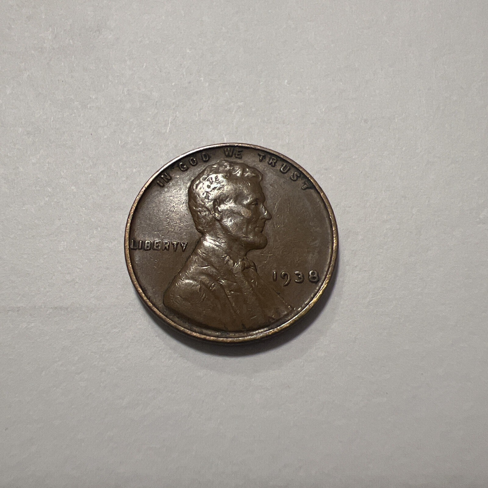 1938 Broadstruck Lincoln Wheat Penny. No Mint Mark. With Errors | eBay
